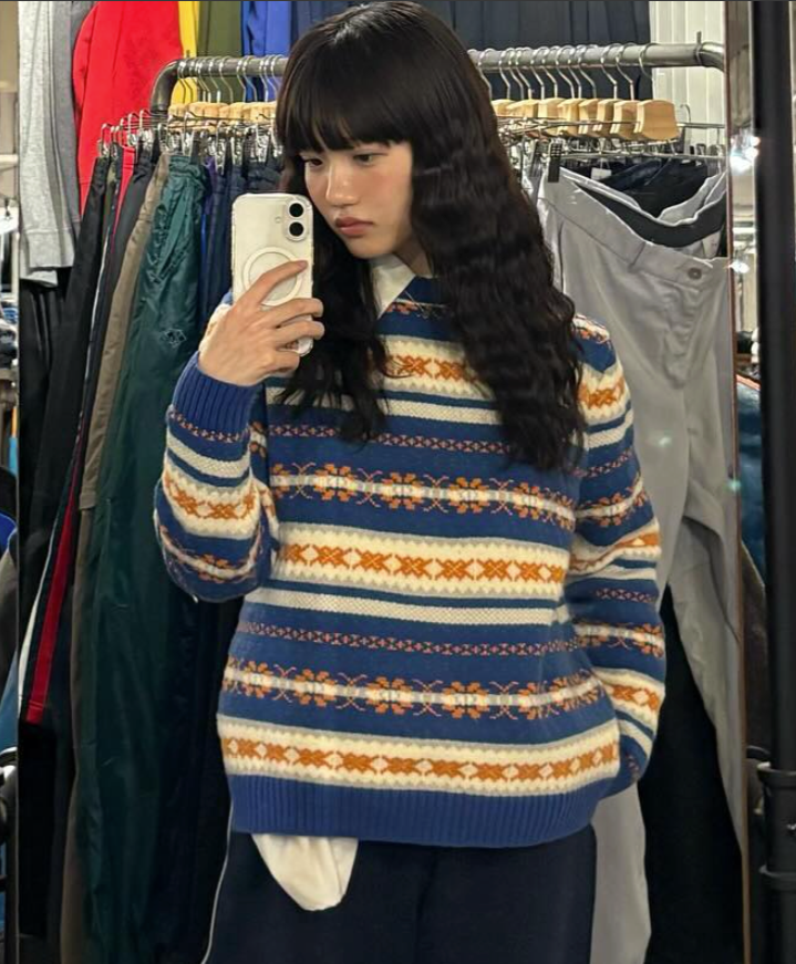 ブルーフェアアイルセーター DPA43540 – CRAMMY