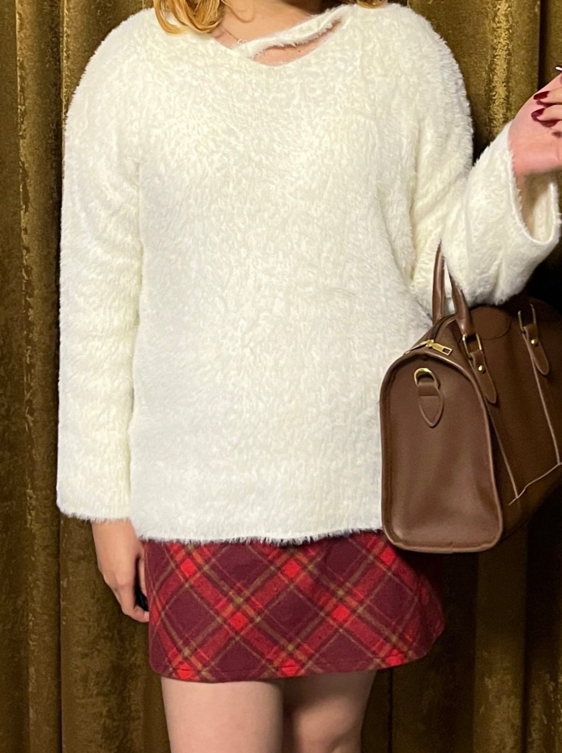 ホワイトシャギーニット CPA36023 – CRAMMY