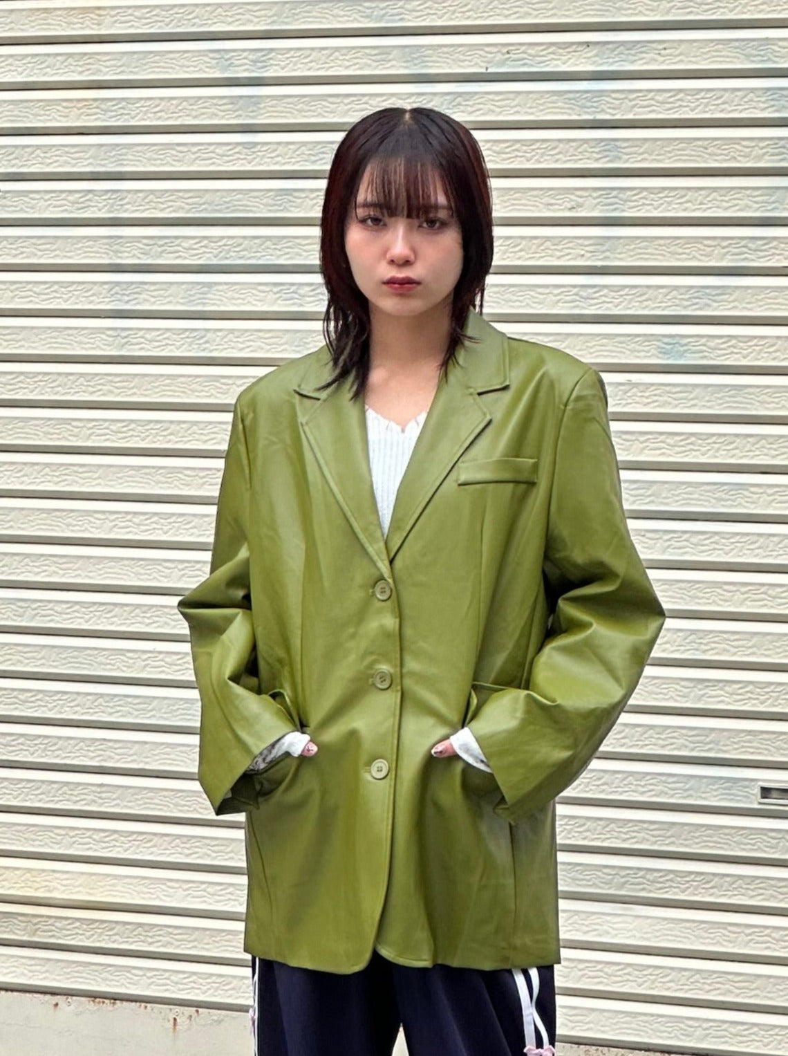 エコレザーシングルジャケット DPA20310 – CRAMMY